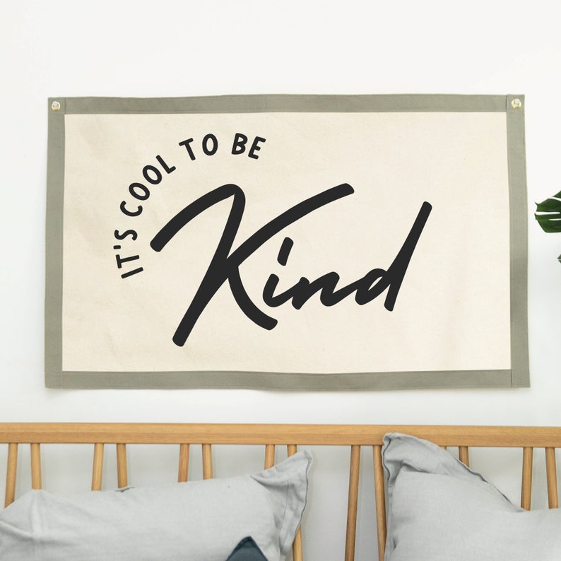 It's Cool to Be Kind Wall Art Banner Be Kind Banner - Etsy UK