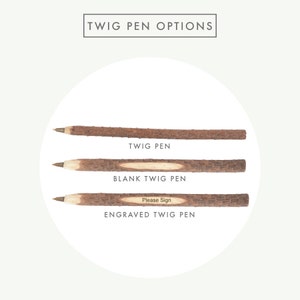Twig Pens Wooden Pen Rustic Pen Pen for Wedding Rustic Twig Pen Wedding ...
