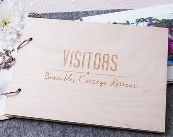 Personalised Visitor or Guest Book - Etsy UK