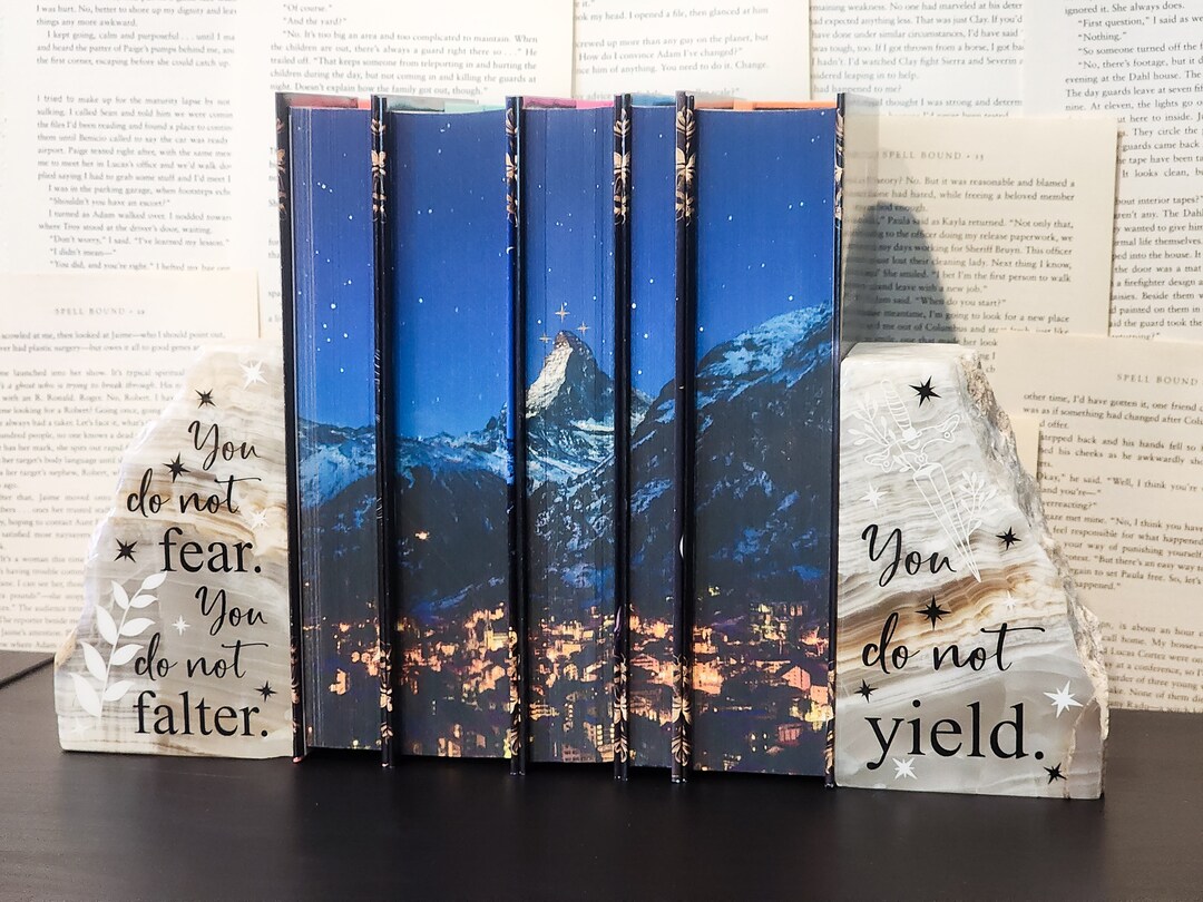 Sarah J Maas Onyx Bookend Acotar quote Acotar Bookend - Etsy Portugal
