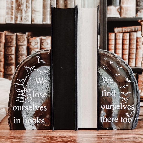 Agate Bookends - Etsy