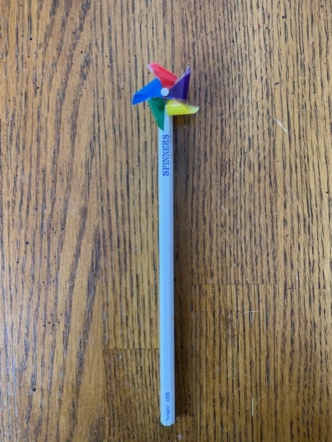 Vintage Rainbow Pinwheel Pencil 1980's Pencil Teachers | Etsy