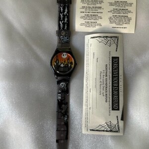 Vintage Nightmare Before Christmas Wrist Watch, Tim Burton Collectible ...