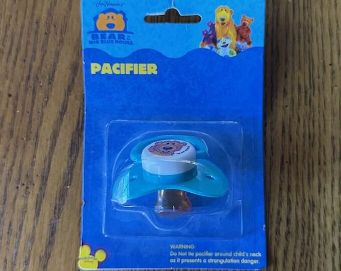 Bear in the Big Blue House Pacifier - Etsy
