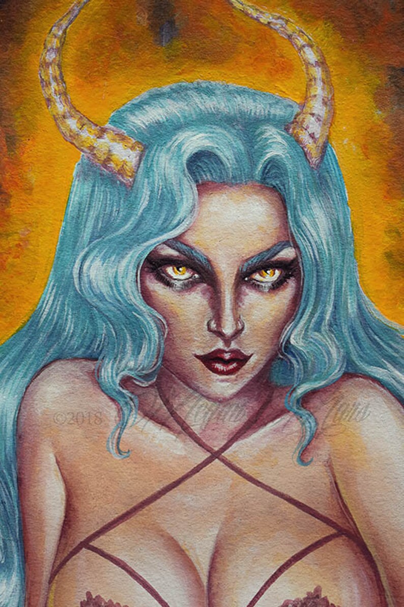 Fury 4x6 Art Print Erotic Art Sexy Art Pinup Art Etsy