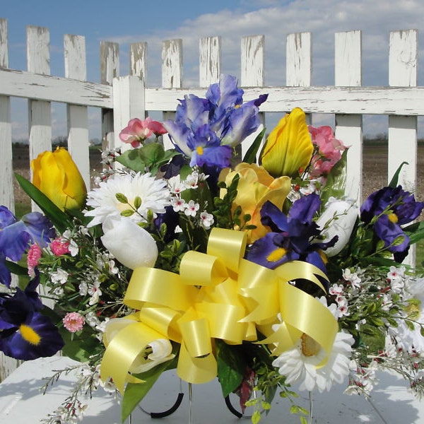 Silk Flower Arrangement - Etsy