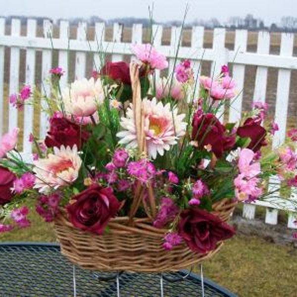 Cemetery Basket - Etsy