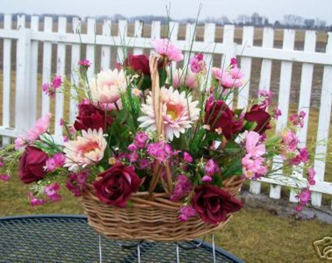 Spring Cemetery Saddle Spring Cemetery Flowers Cemetery Decoration ...