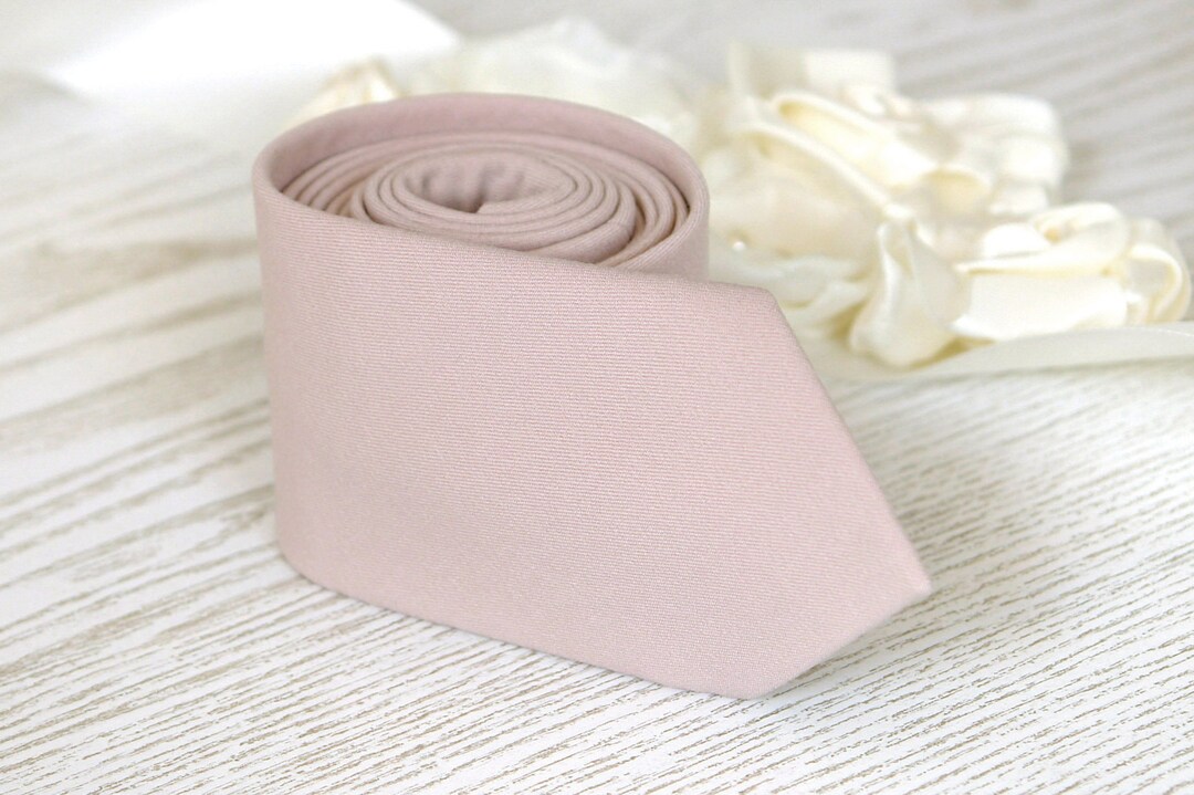 Nude Tie Men's Skinny Tie Lilac Ash Wedding Ties Pink Blush Beige ...