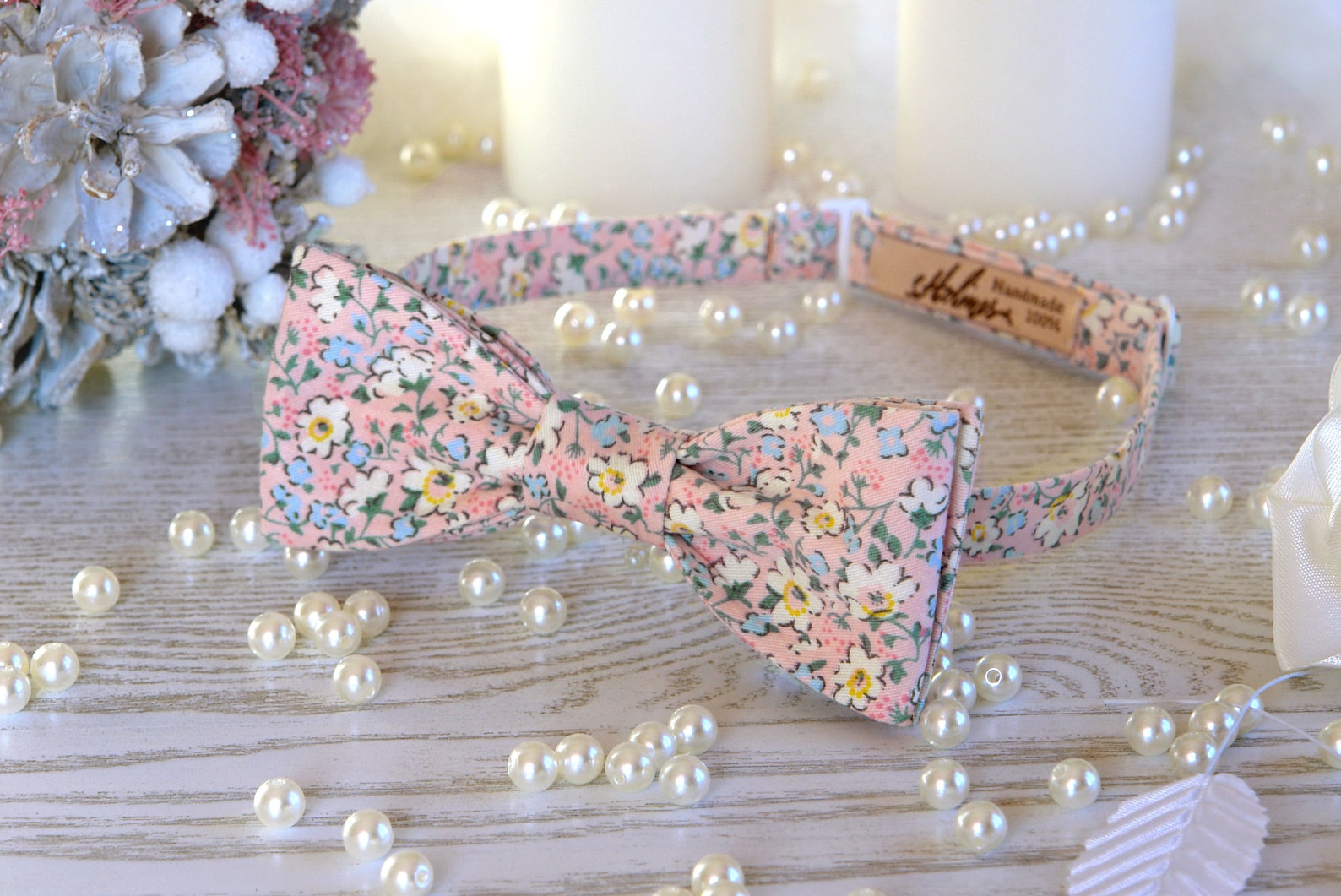 Tie Pink Dogwood With Afterglow Flowers Blush Wedding Tie Custom Pink ...