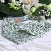 Green Floral Tie White Wedding Moss Wildflowers Necktie Fern Floral ...