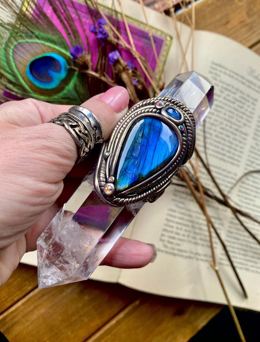 Mercury in Gemini Stunning Blue Fire Flash Labradorite, Gemmy Blue ...