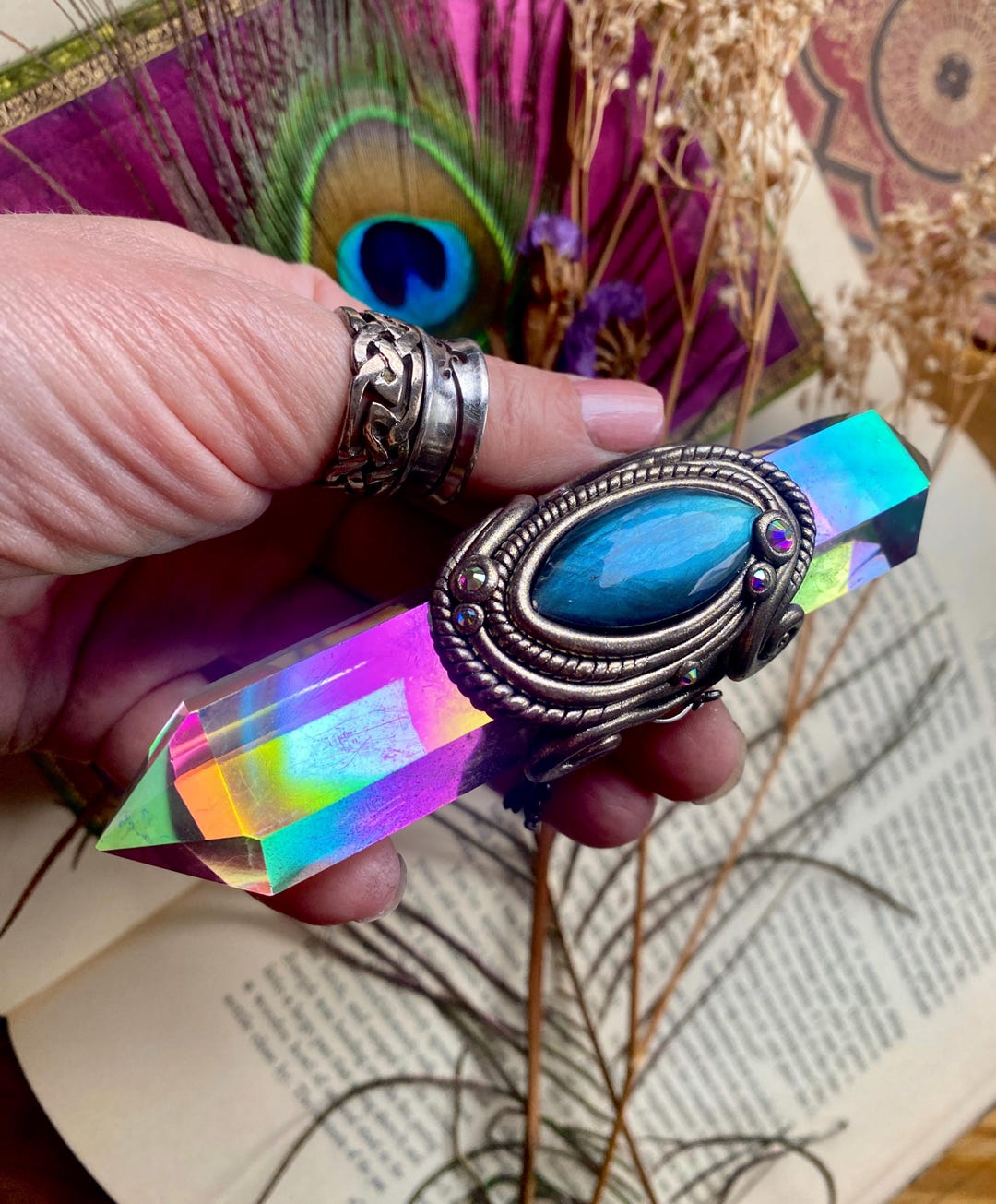 Atlantean Princess Stunning Double Terminated Angel Aura Quartz & Blue ...