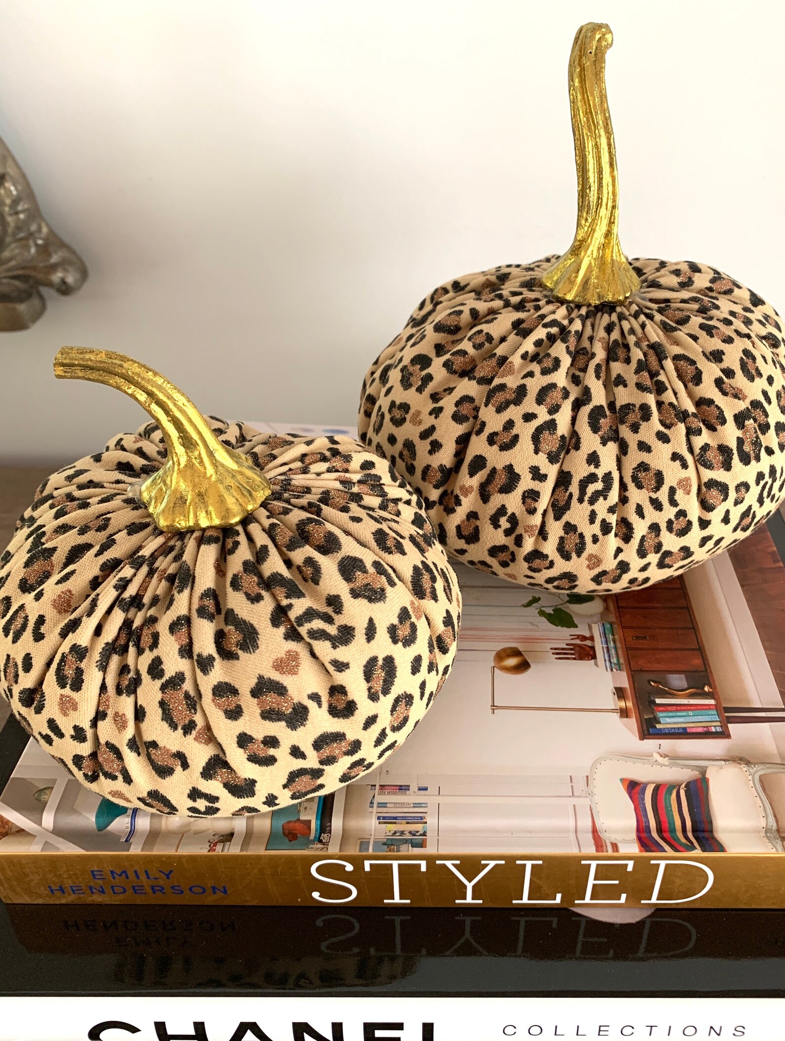 Leopard Print Pumpkins (the Set) - Etsy