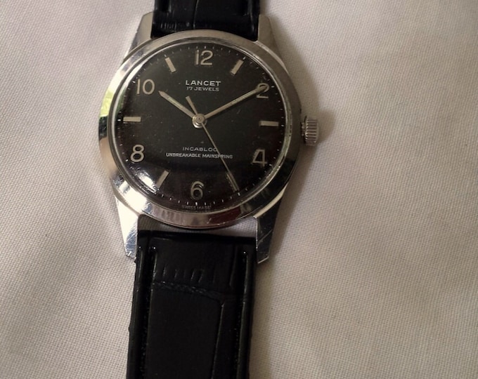 Beautiful Vintage Lancet Watch - Summer Sale - 1960s Watch, Vintage ...