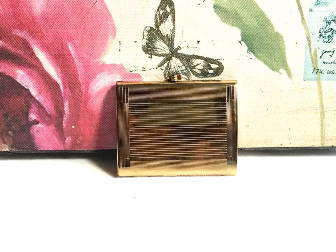 RARE Vintage 1940s Stratton Pontoon Compact,purse Shaped Compact, With ...