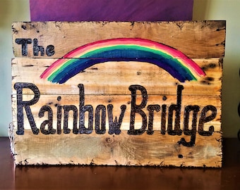 Rainbow Bridge Sign - Etsy