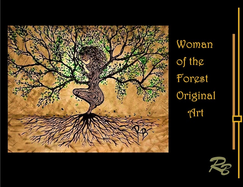Gaia, Aya, Goddess, Forest, Mother Nature, Mother, Earth, Original ...