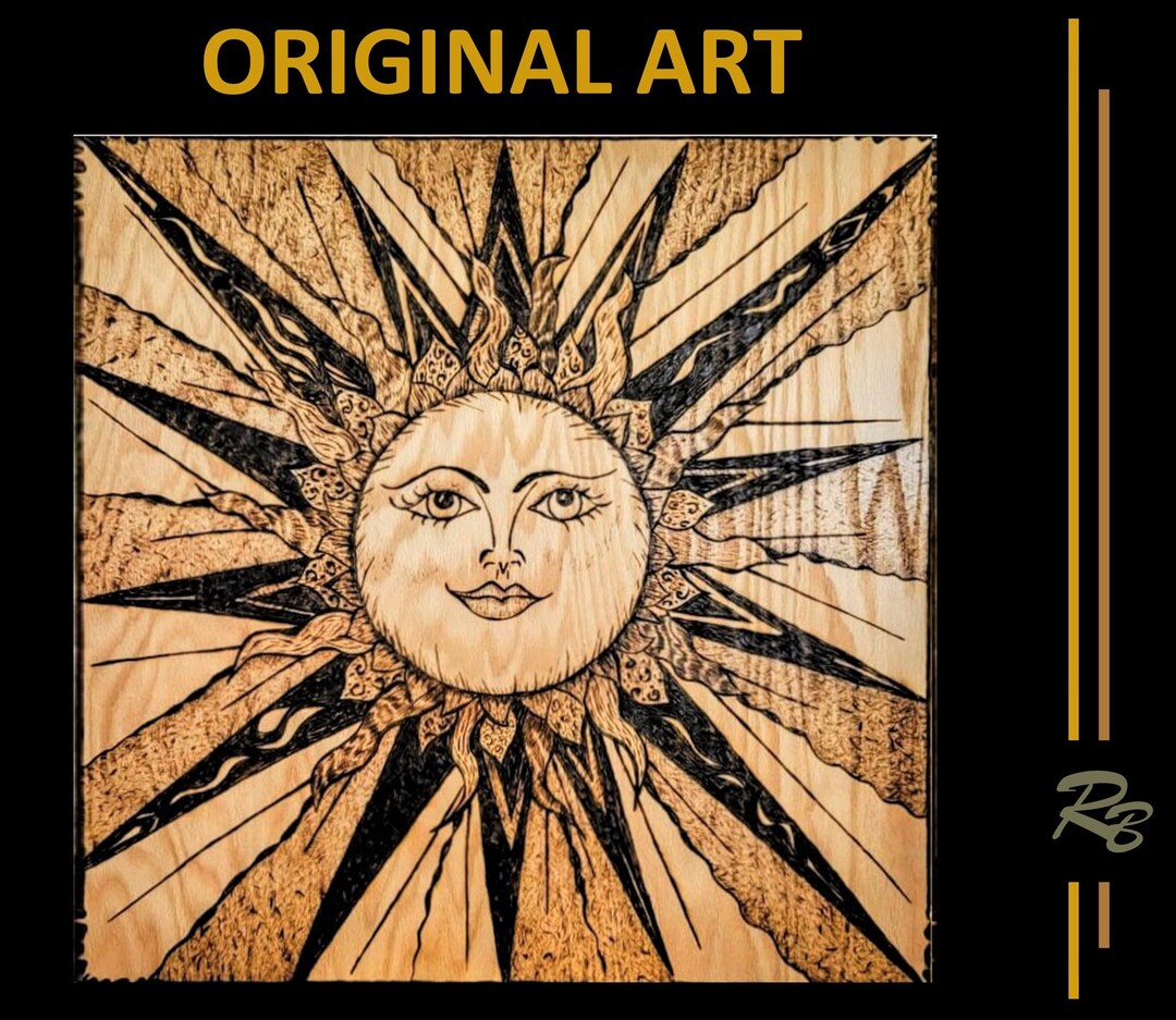Sun Art Sun Original Art Art Large Wall Art Wall Decor - Etsy