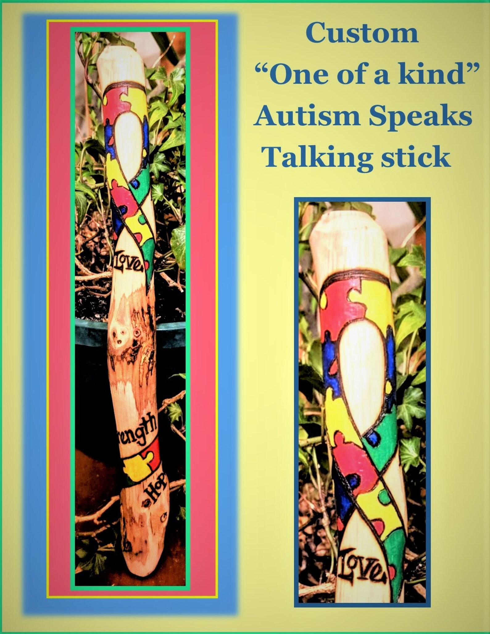 Talking Sticks Custom Talking Stick Company Logo Group - Etsy