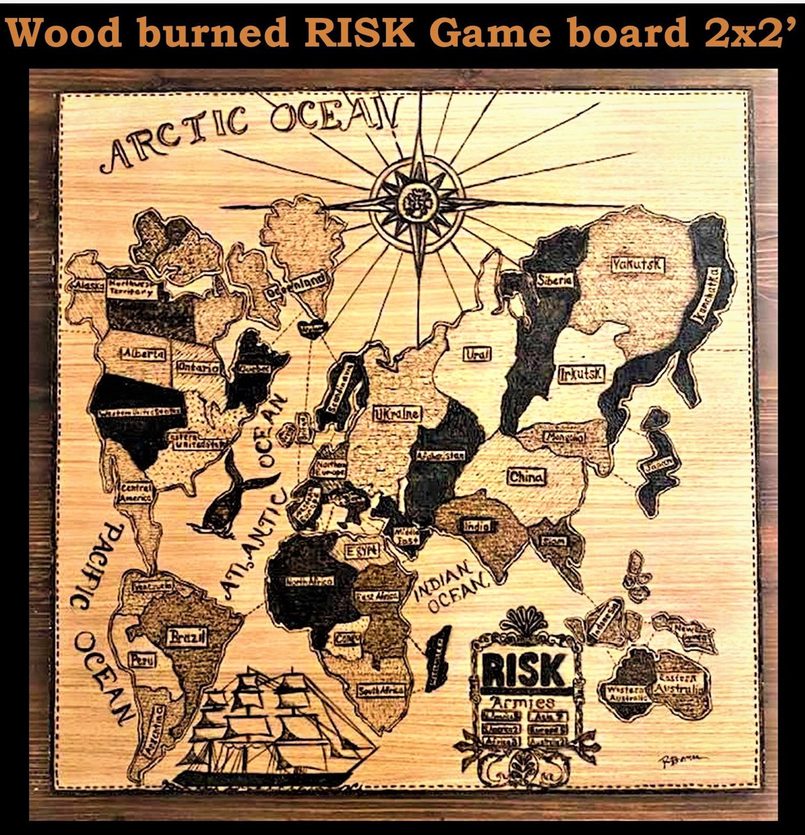 Custom Board Games Wood Board Games Monopoly Wood - Etsy