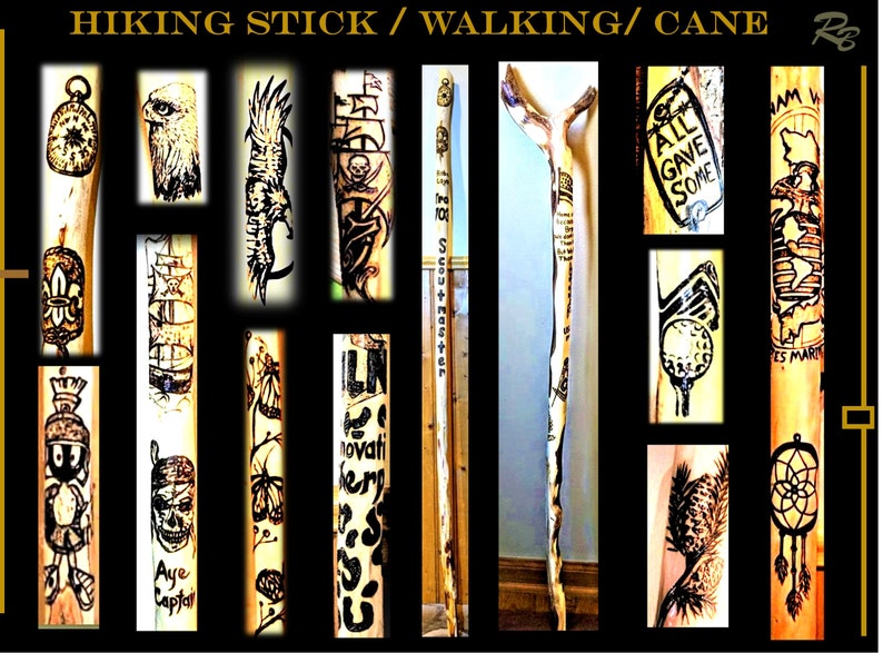 Custom Hiking Stick, Custom, Hiking Sticks Walking Stick Hikers Gift ...