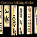 Custom Hiking Stick, Custom, Hiking Sticks Walking Stick Hikers Gift ...