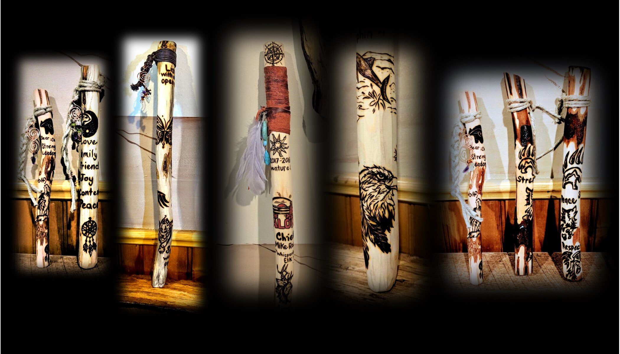 Talking Sticks Custom Talking Stick Company Logo Group - Etsy