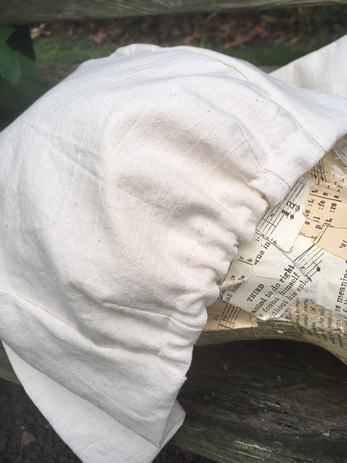 Coif Style Bonnet Calico Fabric. Adults Multi-sized Les Mis | Etsy