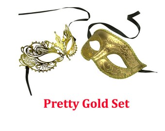 Masquerade Mask Set | Etsy