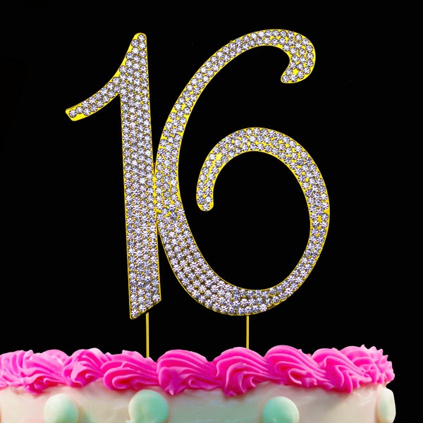 16th Birthday Cake Topper - Etsy
