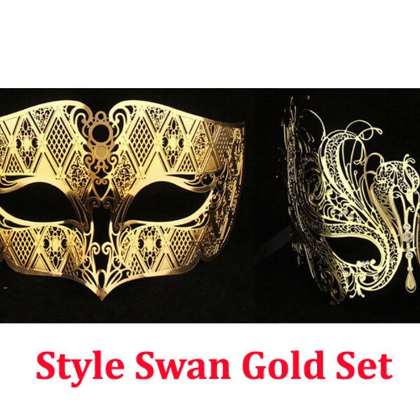 Gold Masquerade Mask - Etsy