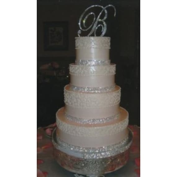 Diamond Bling On Wedding Cake