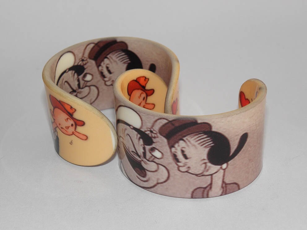 Popeye the Sailor Man Comic Classic Cartoon Bracelet Cuff Bangle - Etsy
