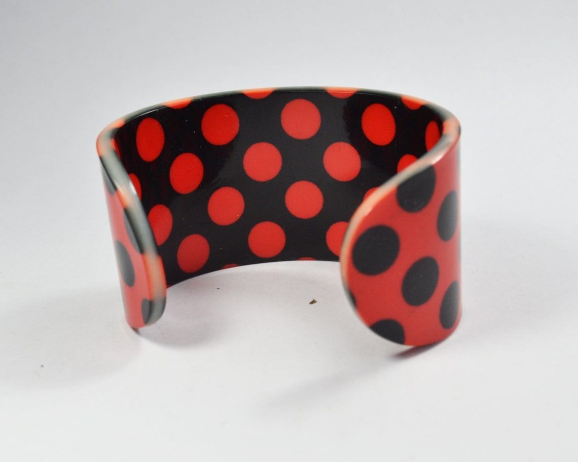 Ladybug Red and Black Polka Dot Ladybird Beetle Red and Black | Etsy