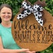 Welcome Front Door Decor | Kids | Zoo | Door Hanger | We Hope You Like ...
