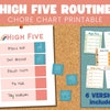 2024 Summer Chart for Kids - Smiley Theme Printable Daily Routine ...