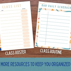 Preschool Teacher Planner Pre K Academic Planner Printable Homeschool ...