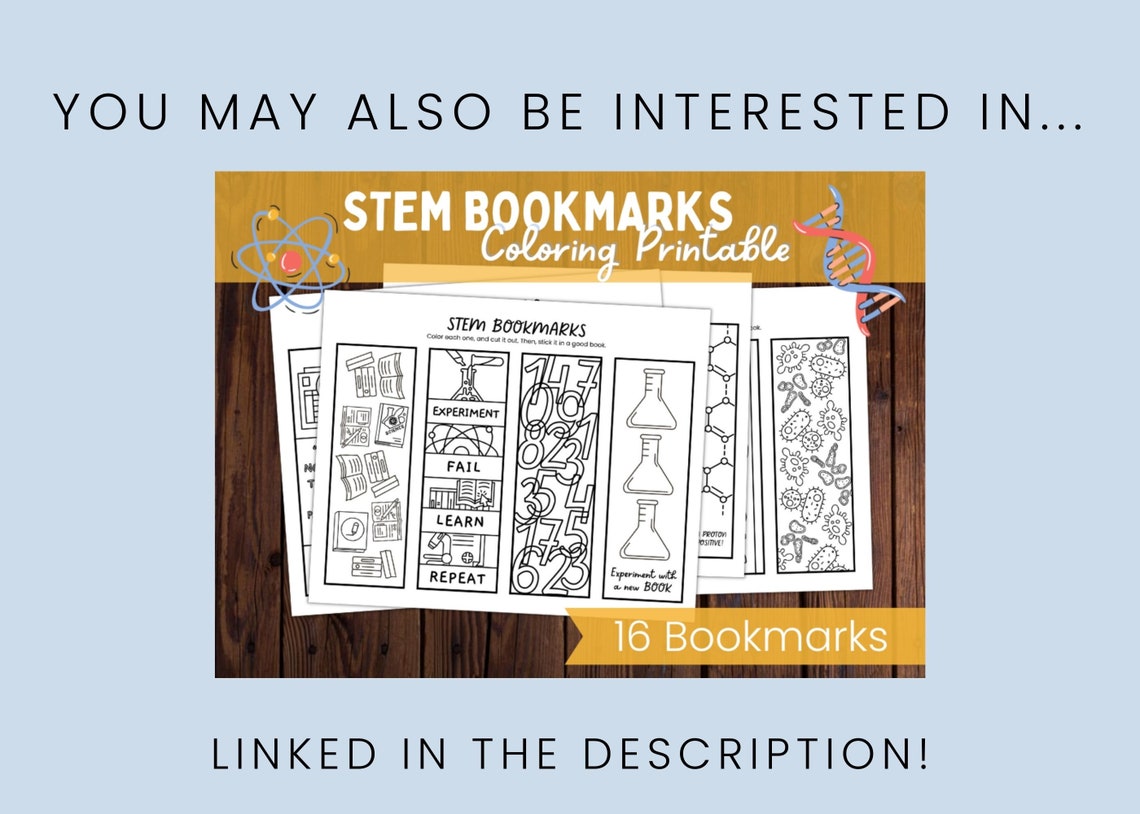 Pi Day Printable Bookmarks / STEM Coloring Pages / Math Bookmark Set - Etsy