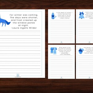 Winter Handwriting Copywork / Christmas Penmanship Educational ...