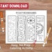 Pi Day Printable Bookmarks / STEM Coloring Pages / Math Bookmark Set - Etsy