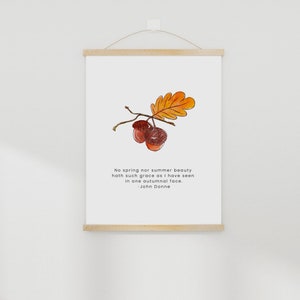 Autumn Quote Printable Memory Work / Charlotte Mason Fall Nature Study ...