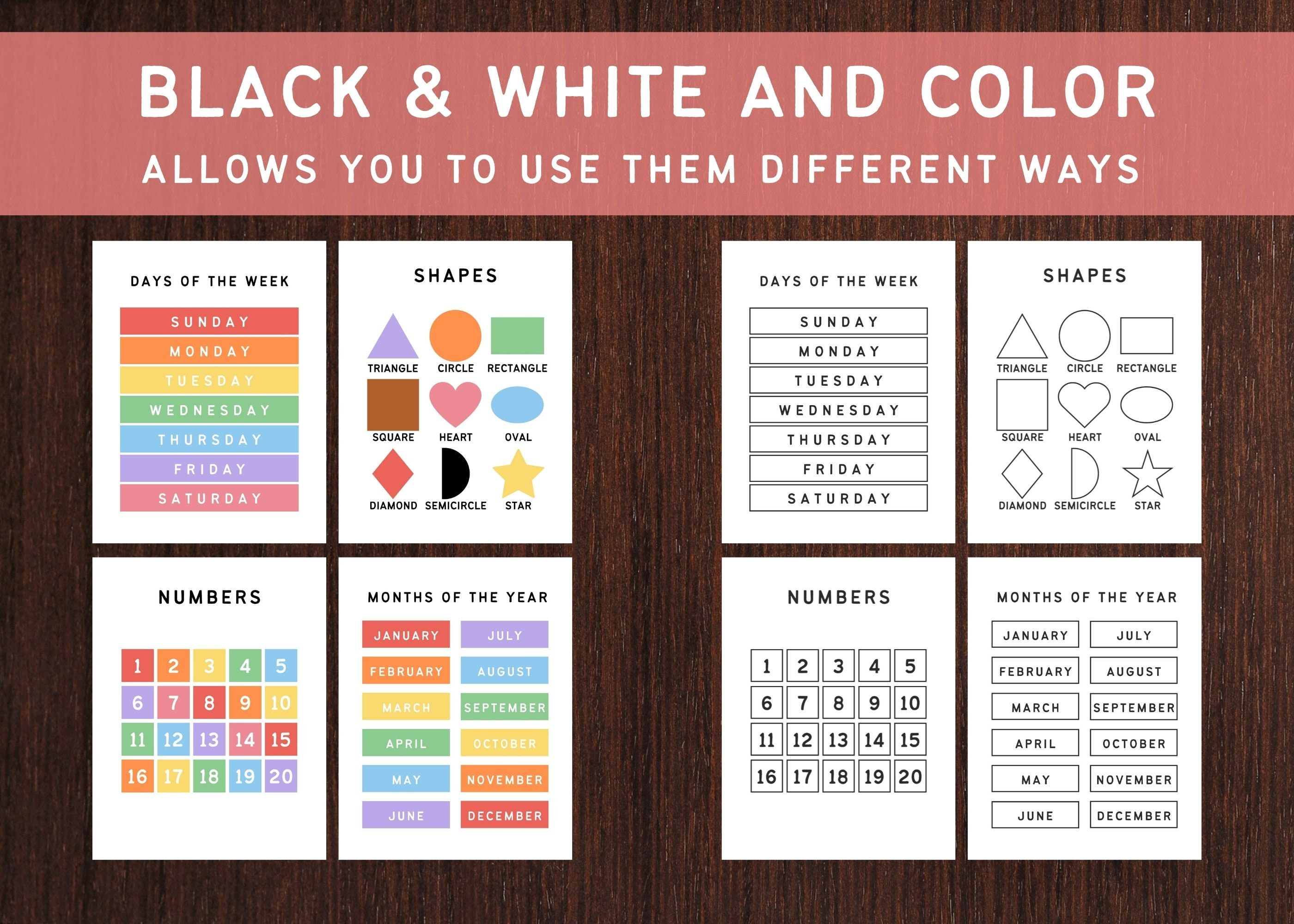 Preschool Educational Prints Emotions Classroom Poster Kindergarten ...