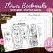 STEM Printable Bookmarks / Science Coloring Pages / Math Bookmark Set ...