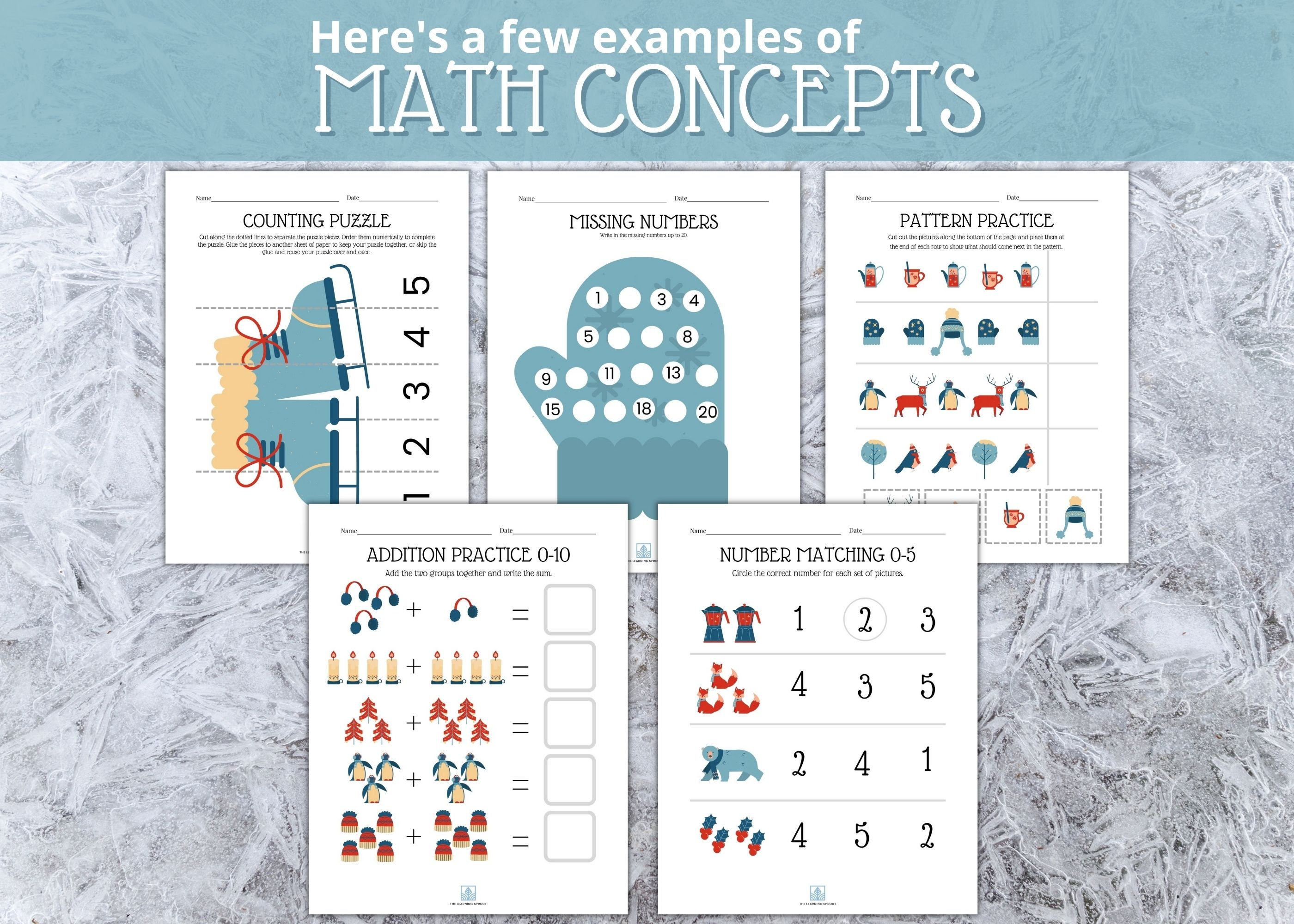 Winter Activity Printable Pack / Holiday Quiet Book / Christmas ...