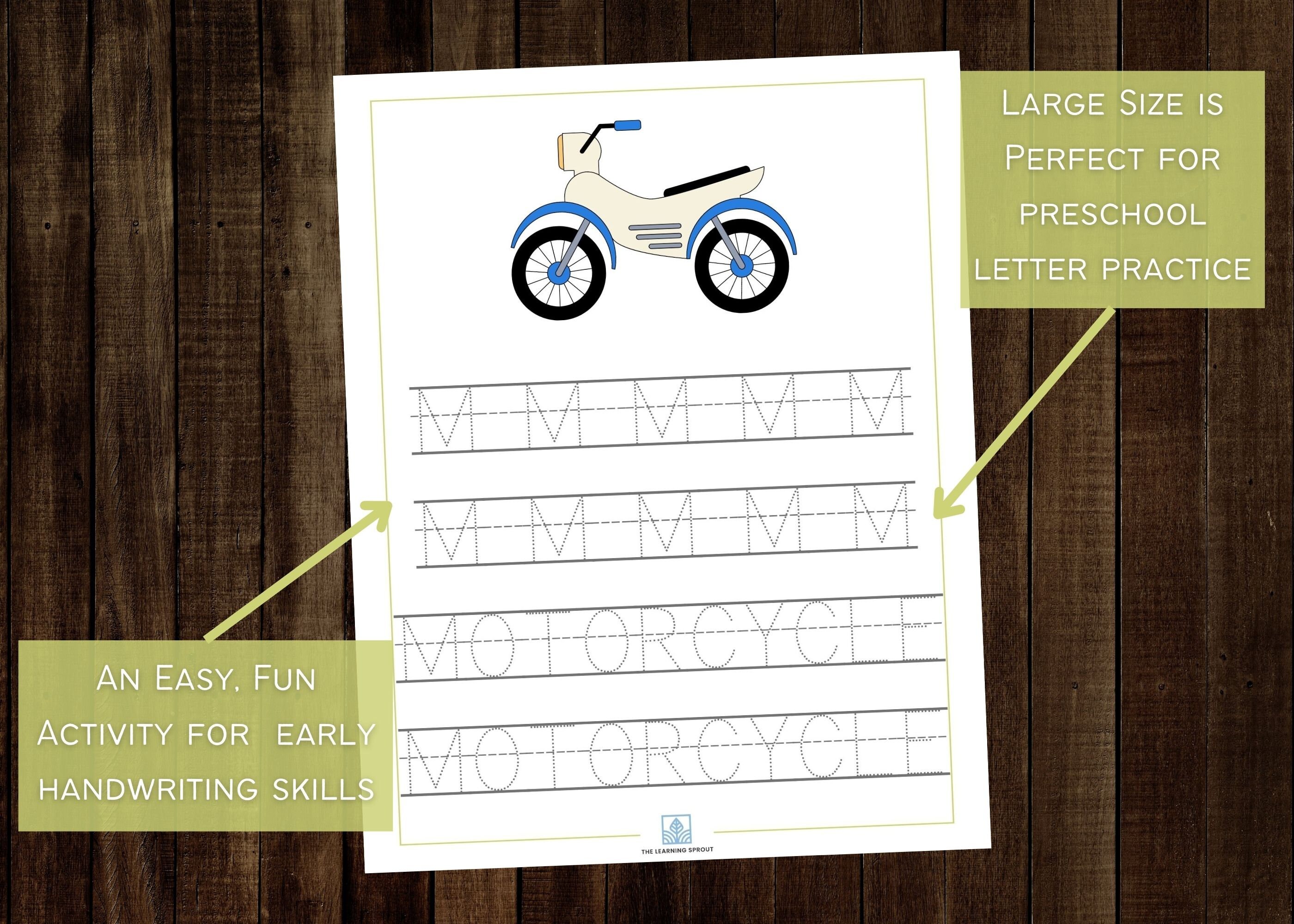 Vehicles Tracing Preschool Worksheets / Truck Handwriting Printable - Etsy