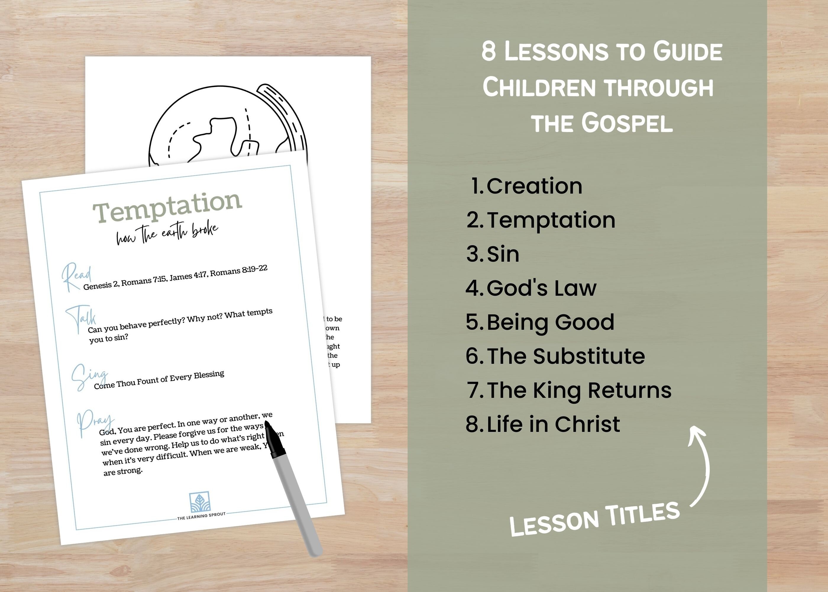 Easter Gospel Unit Study Printable Christian Children's Ministry ...
