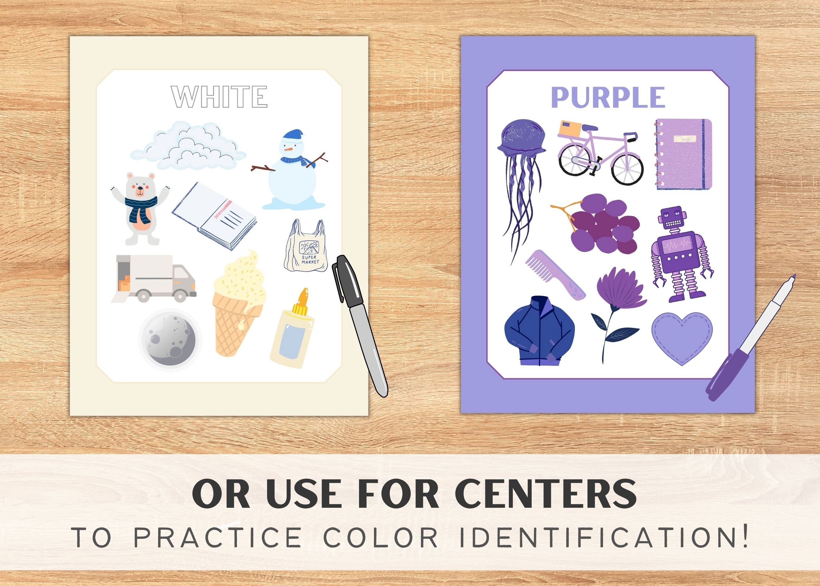 Color Classroom Posters / Preschool Classroom Decor / Learn Colors ...