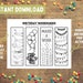 Birthday Coloring Bookmarks Printable for Kids Birthday Party Activity ...