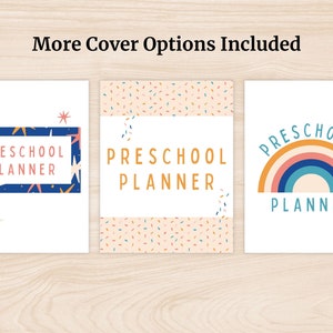 Preschool Teacher Planner / Pre K Academic Planner / Printable ...